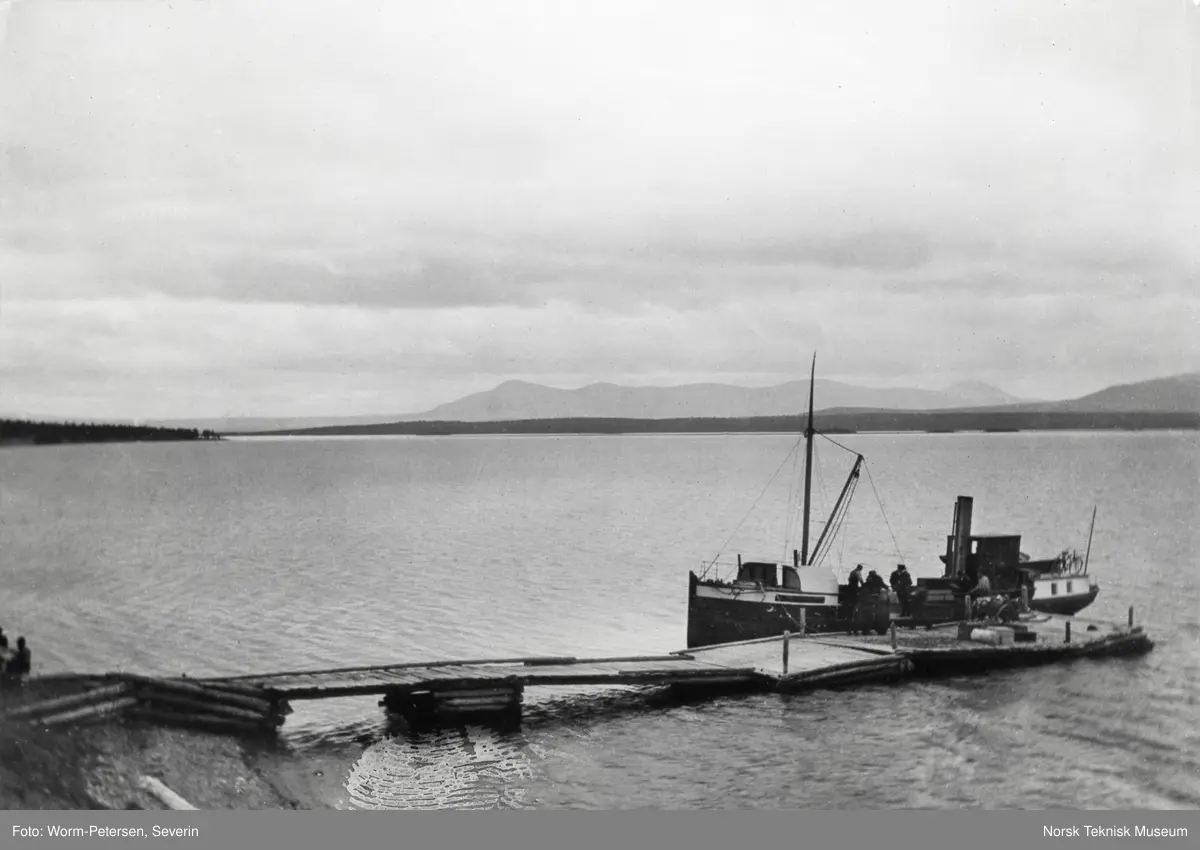 Dampskip på Femundsjøen - Norsk Teknisk Museum / DigitaltMuseum