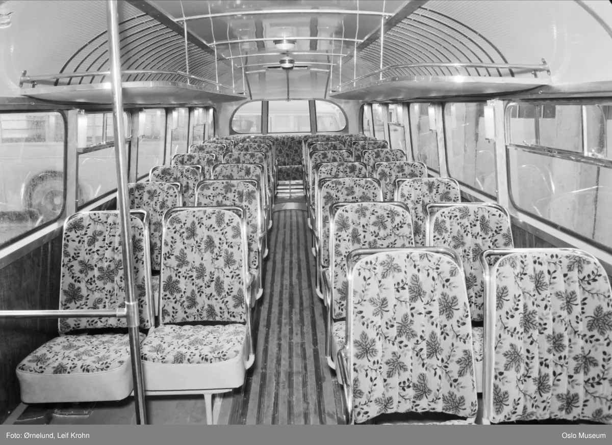 buss, interiør - Oslo Museum / DigitaltMuseum