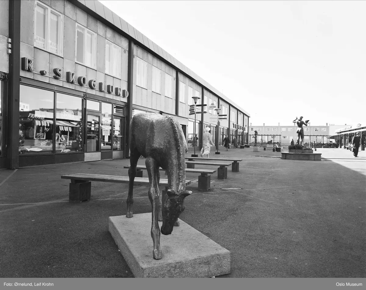 Veitvet senter. - Oslo Museum / DigitaltMuseum