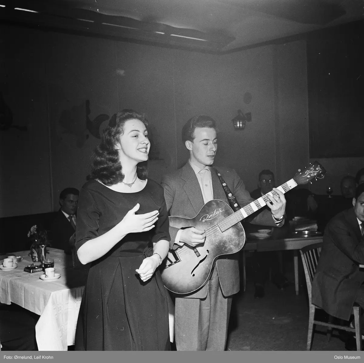 Grotten restaurant. - Oslo Museum / DigitaltMuseum