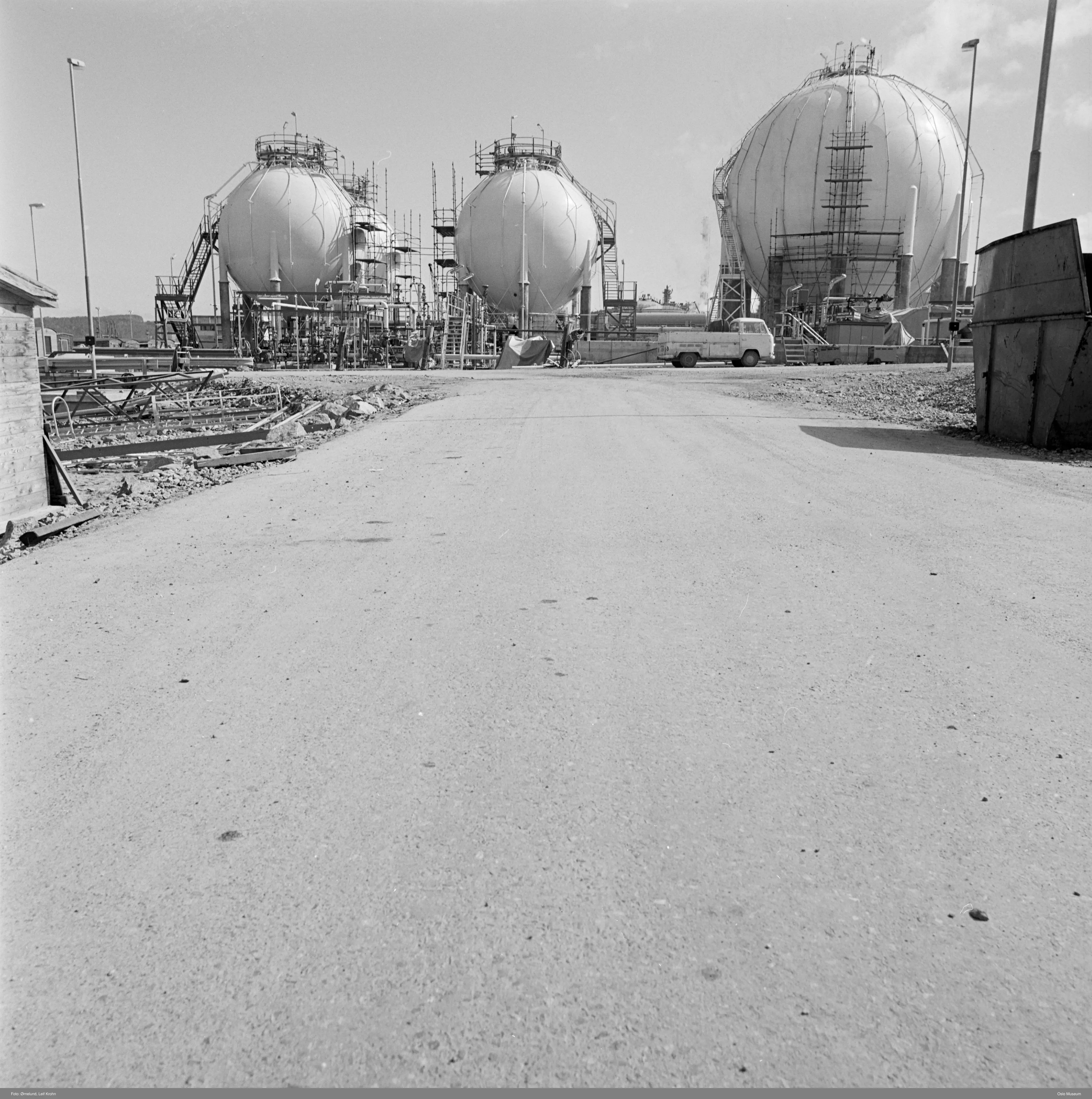 Hydro på Rafnes ved Frierfjorden, Bamble. - Oslo Museum / DigitaltMuseum