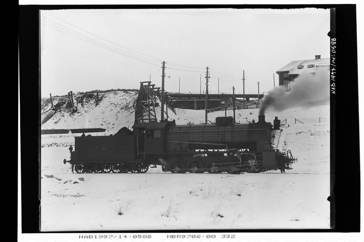 NSB lokomotiv type 29a. På 1920-tallet var dette de sterkeste ...