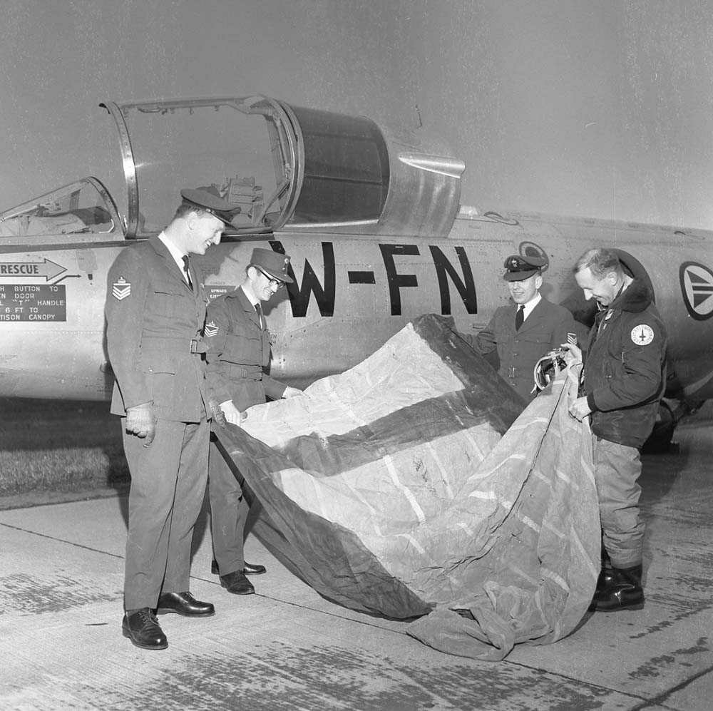 331 skvadron, Bodø flystasjon har avsluttet skyteøvelse med F-104-G ...