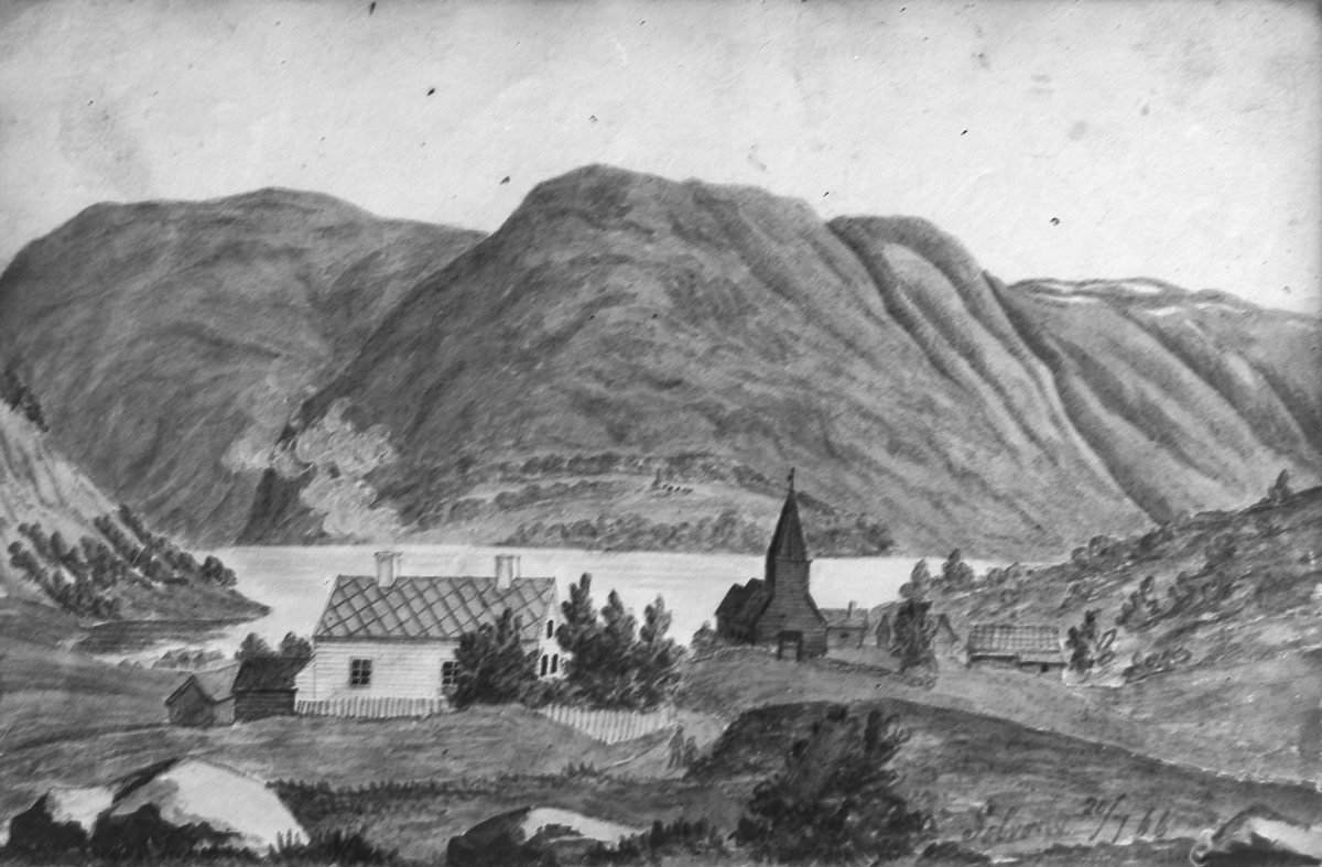 Solvorn kirke i Luster (kopi) - Sverresborg Trøndelag Folkemuseum ...