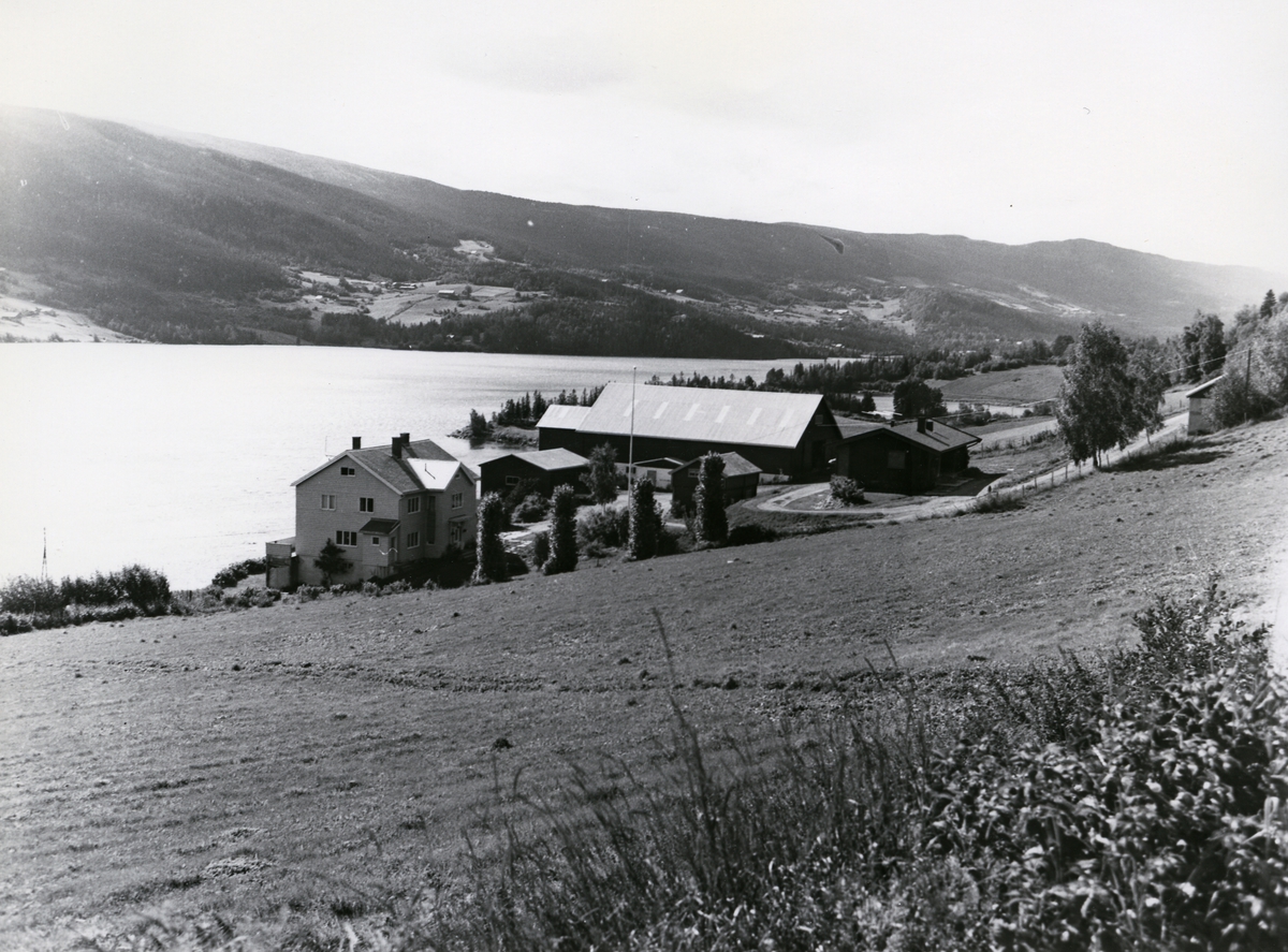 Lomesgrenda, med Lislome-garden fremst. Slidrefjorden bak - Valdres ...