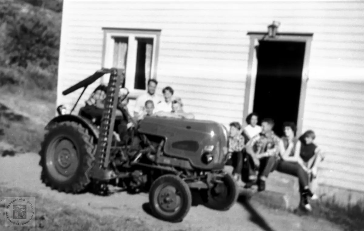 Sverre Homme`s traktor, Hanomag 1958/59 - Historiske Foto- Marnardal og ...