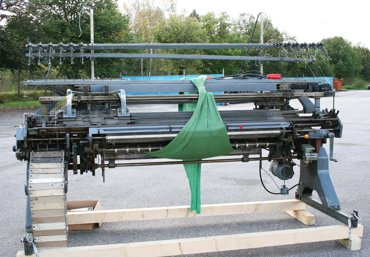 Stickmaskin - Borås Museum och Textilmuseet / DigitaltMuseum