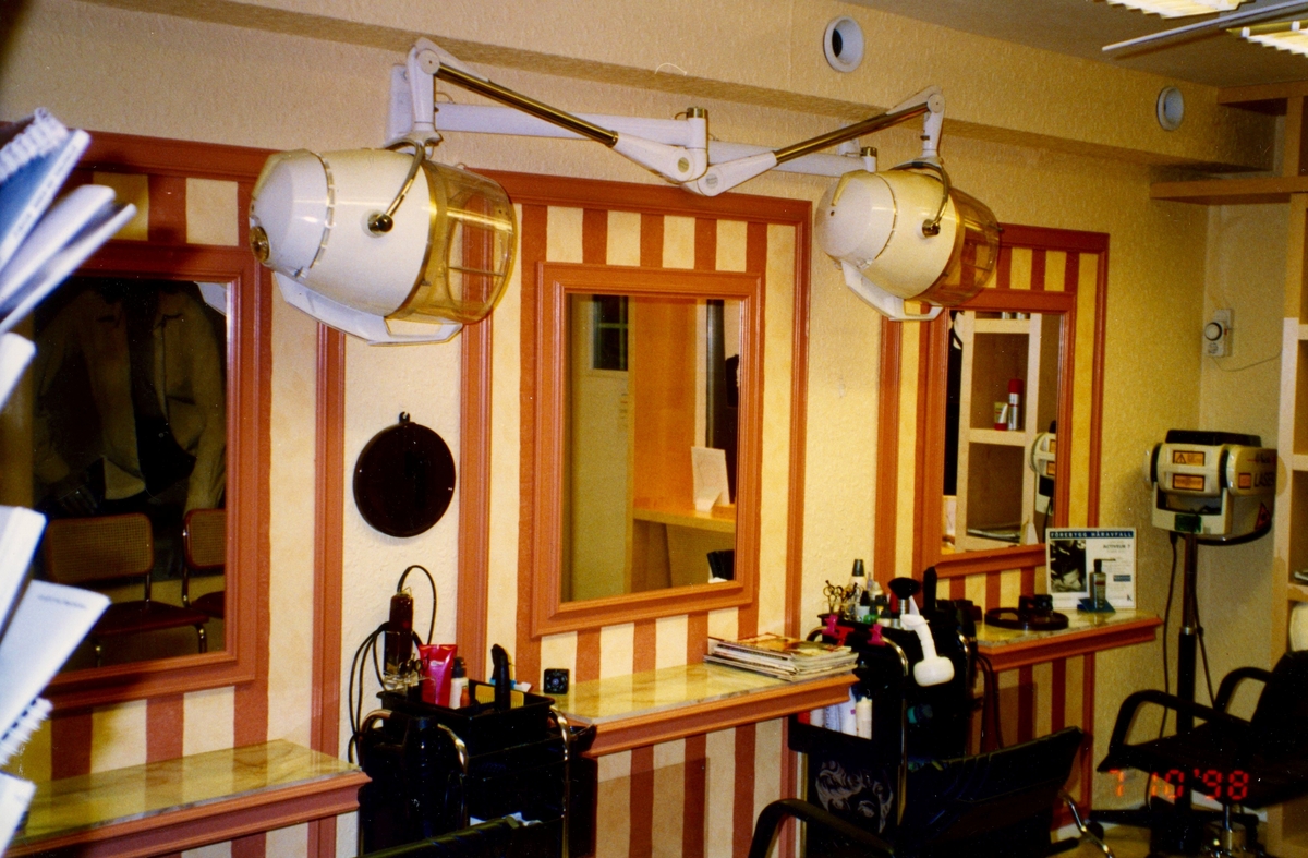 Interiör vid renoveringen av Hårmakarna på Våmmedalsvägen 10 i Kållered ...