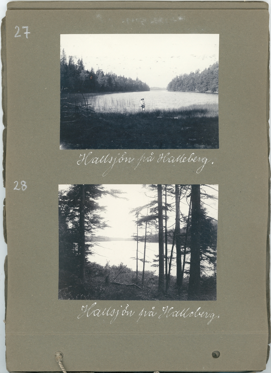 Fotoalbum. "Fröken Anna Ledin, en erinran om sommaren 1911 ...