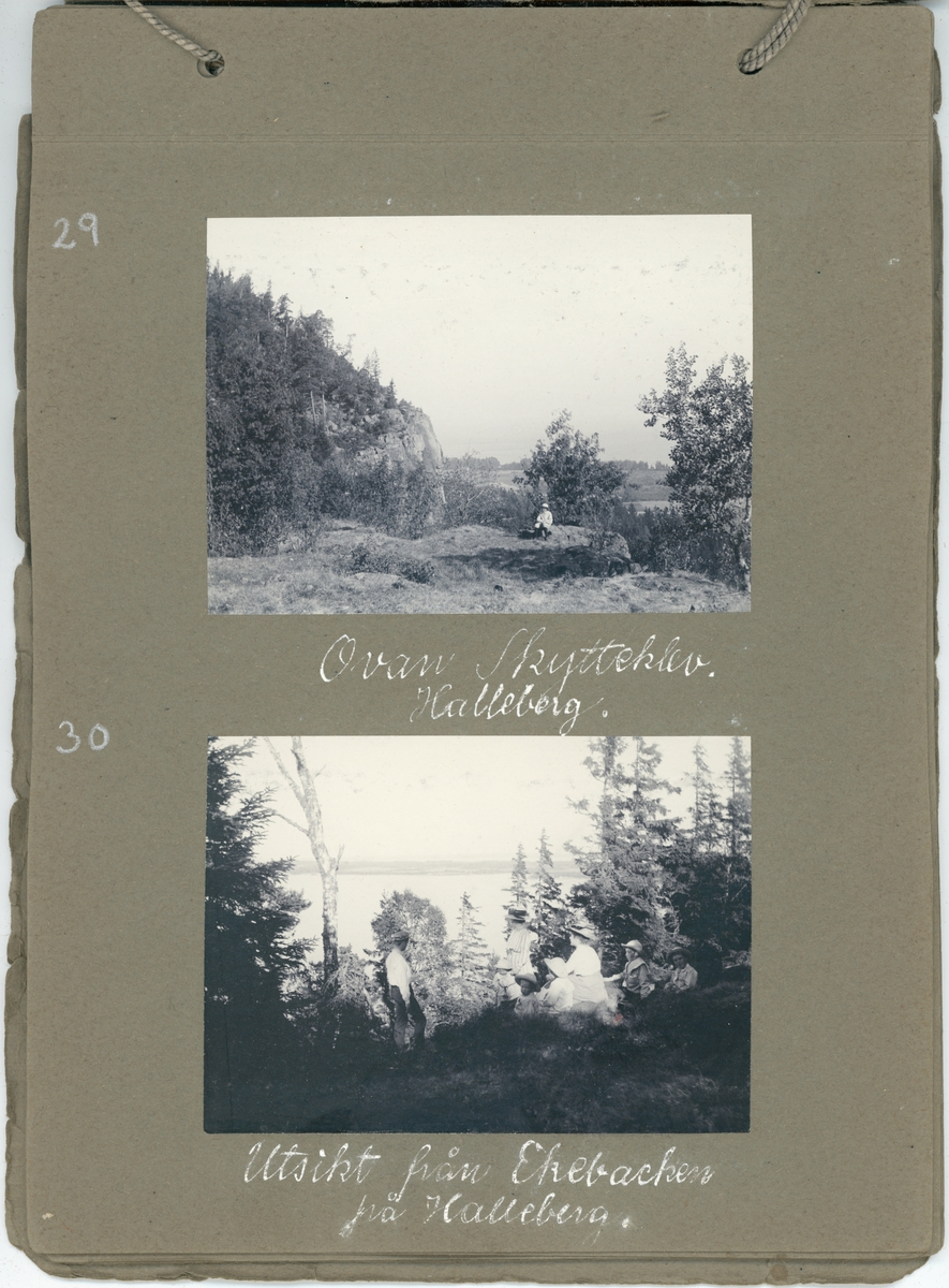 Fotoalbum. "Fröken Anna Ledin, en erinran om sommaren 1911 ...