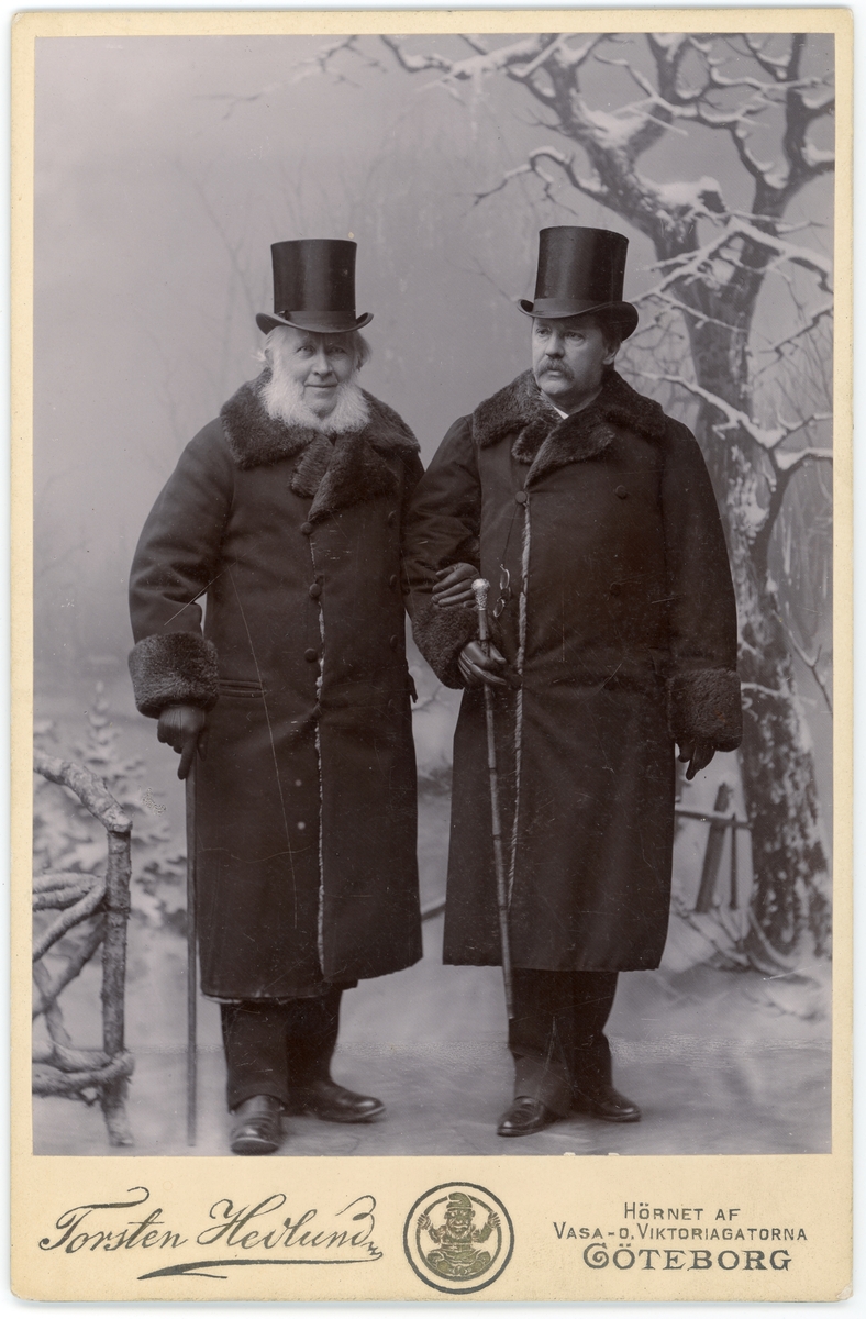 S. A. Hedlund och Viktor Rydberg - Västergötlands museum / DigitaltMuseum