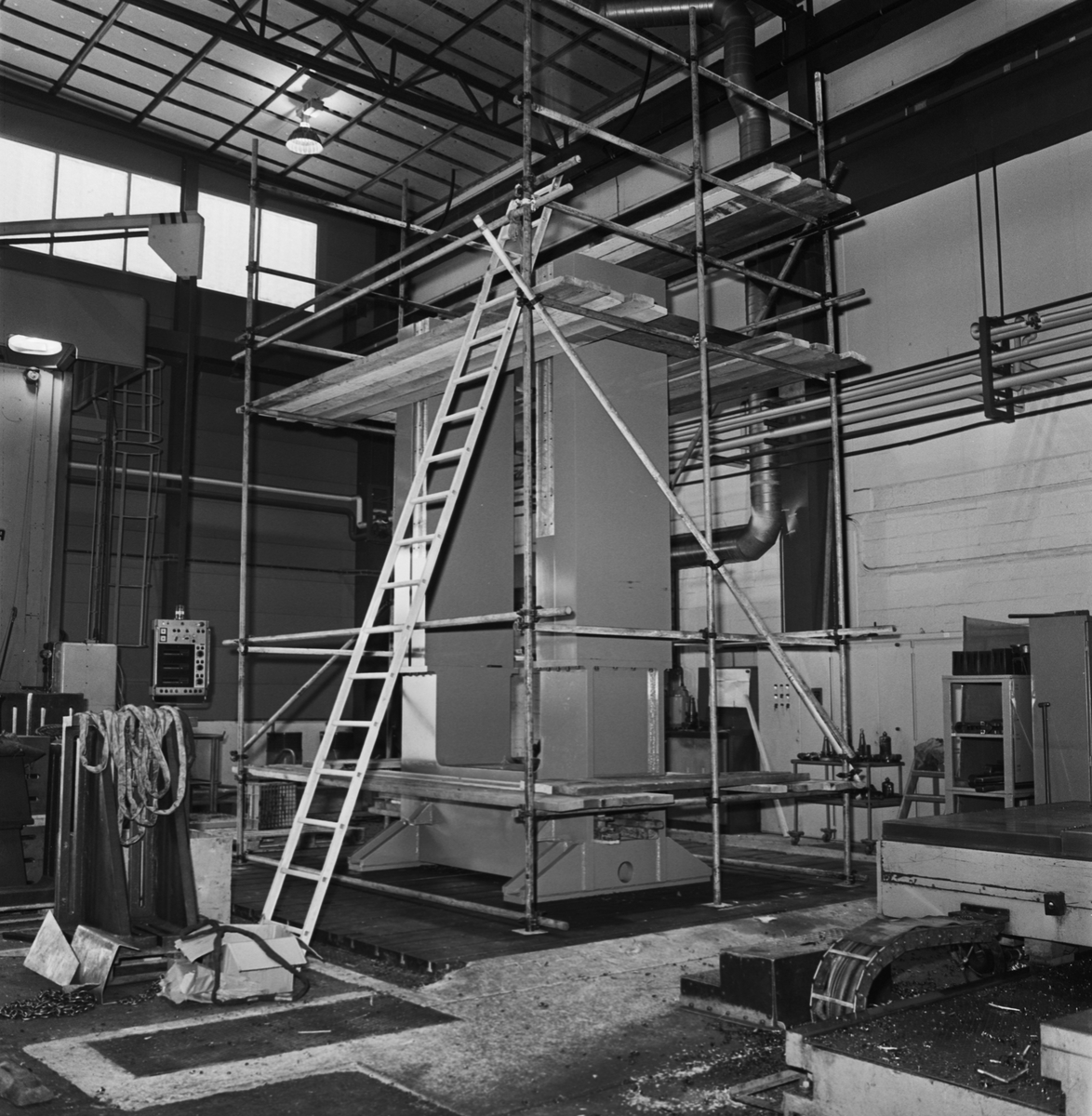 Stativ till Lagan Press - Marinmuseum / DigitaltMuseum