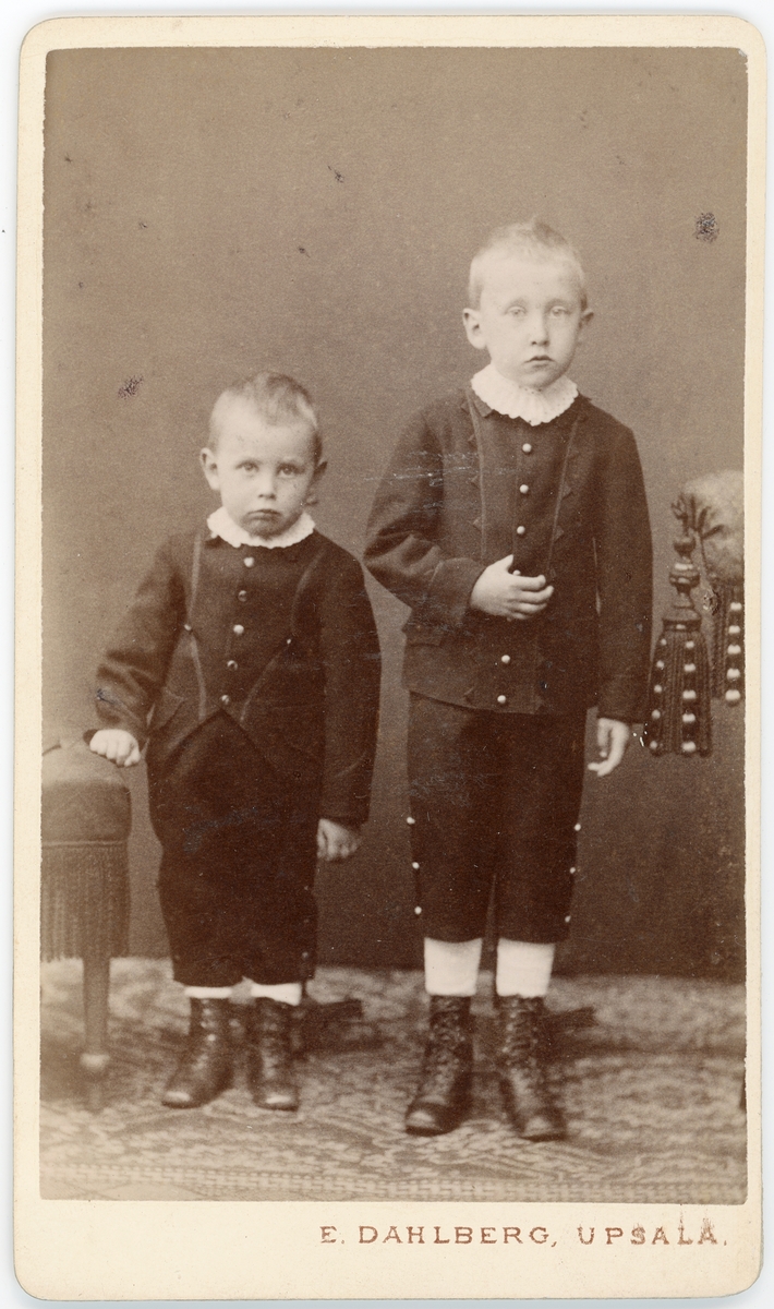 Kabinettsfotografi - Valle och Axel Nyman, Uppsala - Upplandsmuseet ...