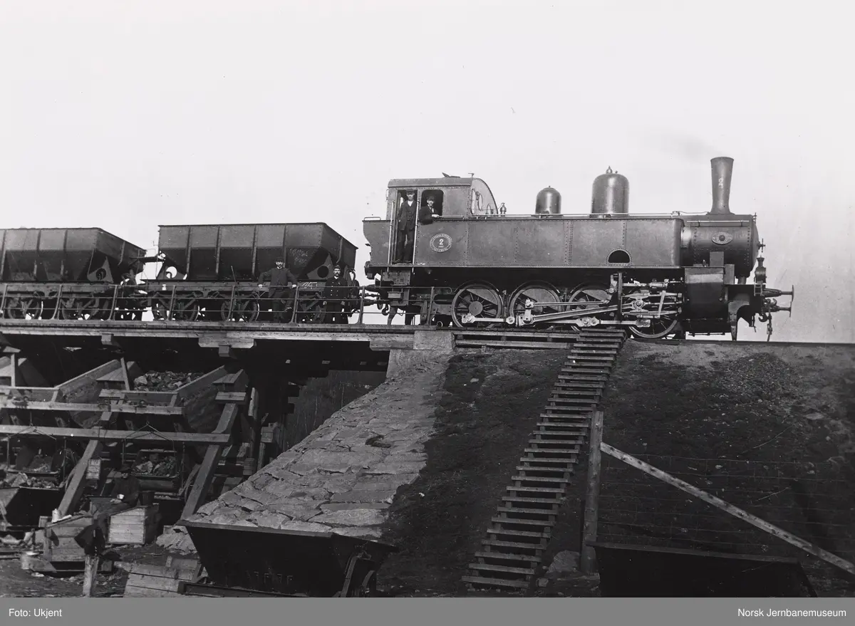 LKAB damplok nr. 2 i Narvik - Norsk Jernbanemuseum / DigitaltMuseum