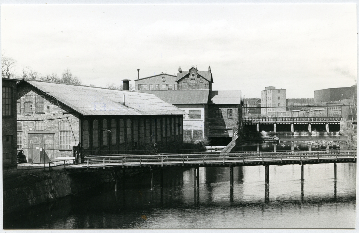 Fagersta stad, Fagersta kn. Exteriör av byggnader vid Fagersta bruk ...