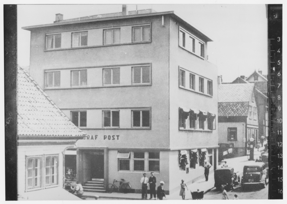 Postkontor - Storgaten 17, Egersund - Dalane Folkemuseum / DigitaltMuseum