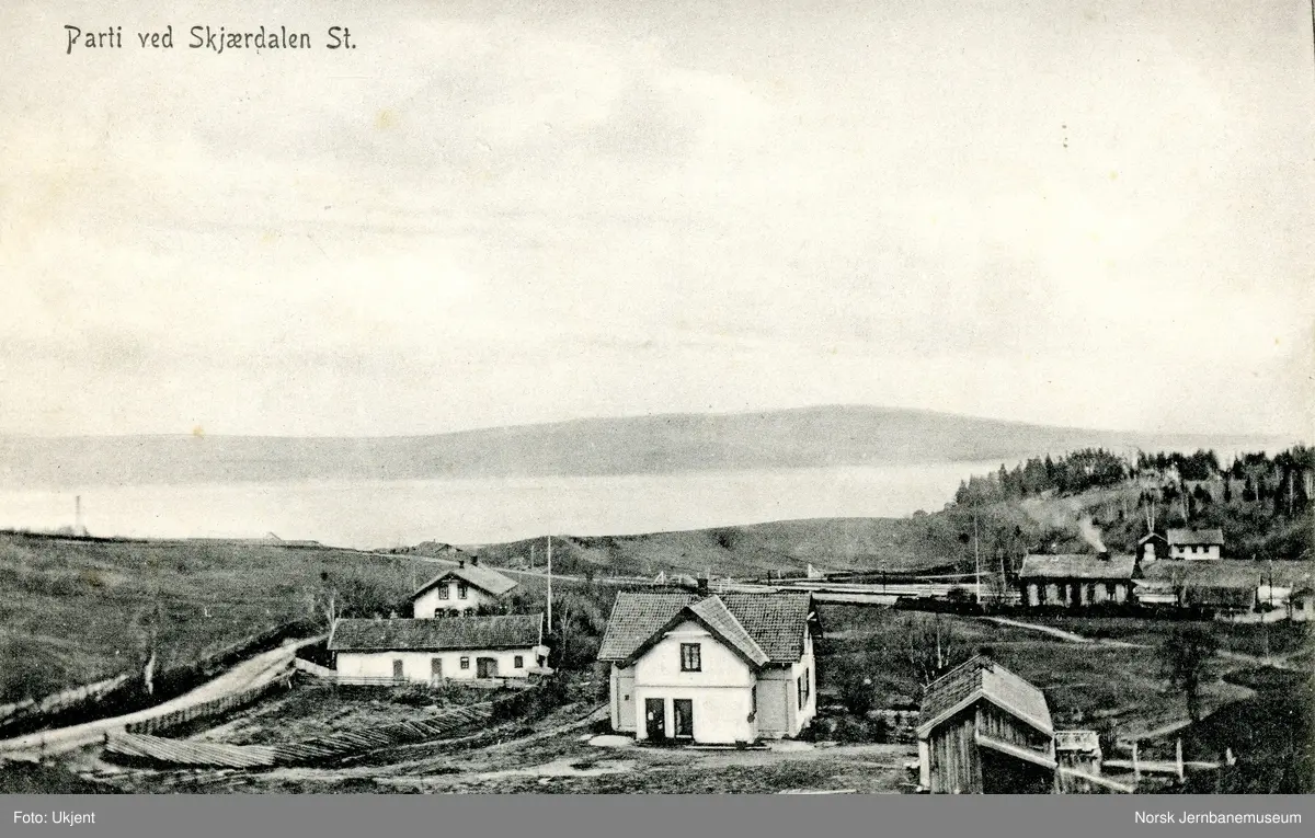 Parti ved Skjærdalen (Tyristrand) stasjon på Randsfjordbanen - Norsk ...