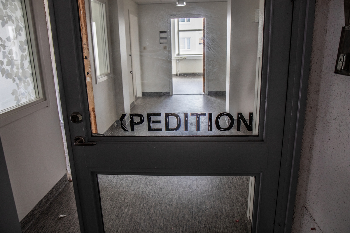 Ingång till expeditionen - Bild Linköping / DigitaltMuseum