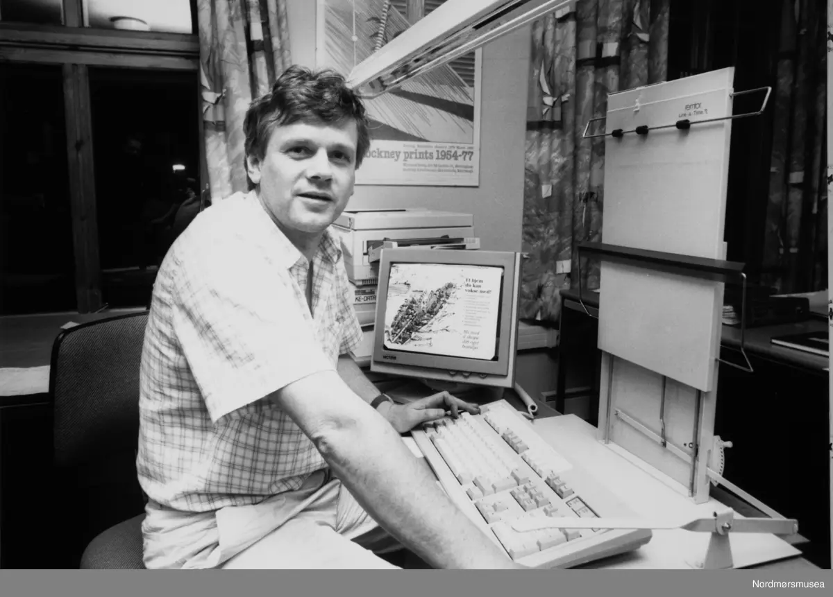 Terje Husby, arkitekt. Bildet er fra avisa Tidens Krav sitt arkiv i ...