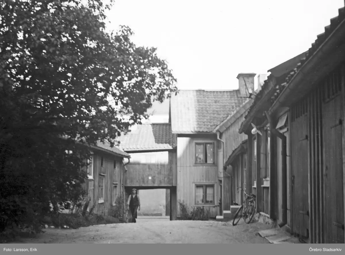 Gårdsinteriör Gamla gatan, 1936 - Örebro Stadsarkiv / DigitaltMuseum