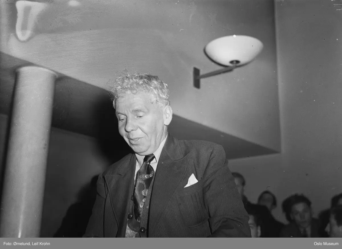 Rettssak mot Harry Hagemann. - Oslo Museum / DigitaltMuseum