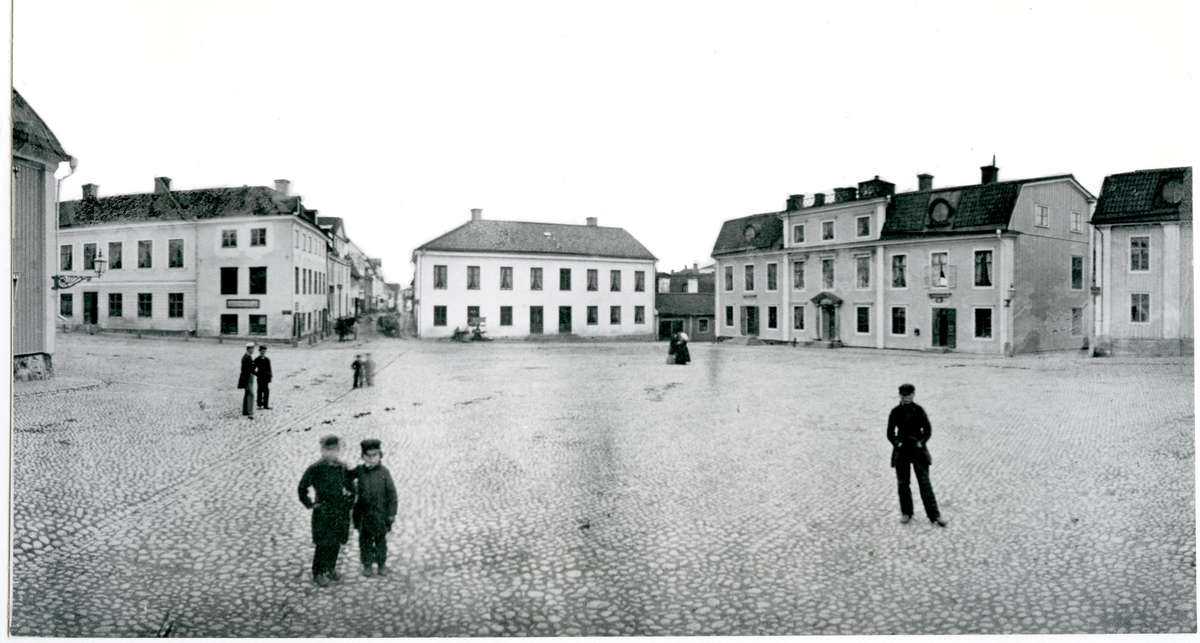 Västerås. Stora torget mot söder. C:a 1870-1880-tal. - Västmanlands ...