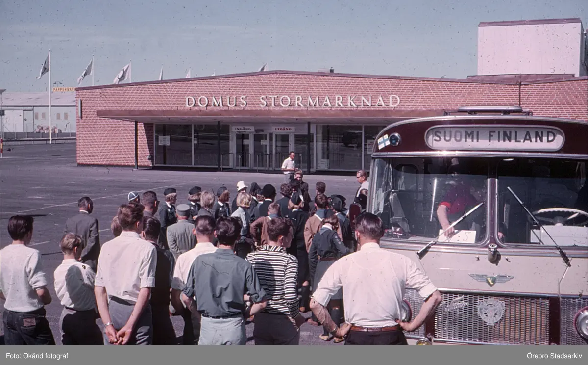 Domus stormarknad på Aspholmen, 1960-tal - Örebro Stadsarkiv ...