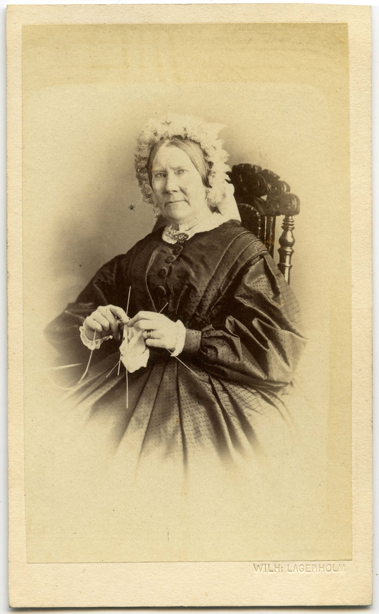 Porträtt På Grevinna Von Hermansson Jönköpings Läns Museum Digitaltmuseum