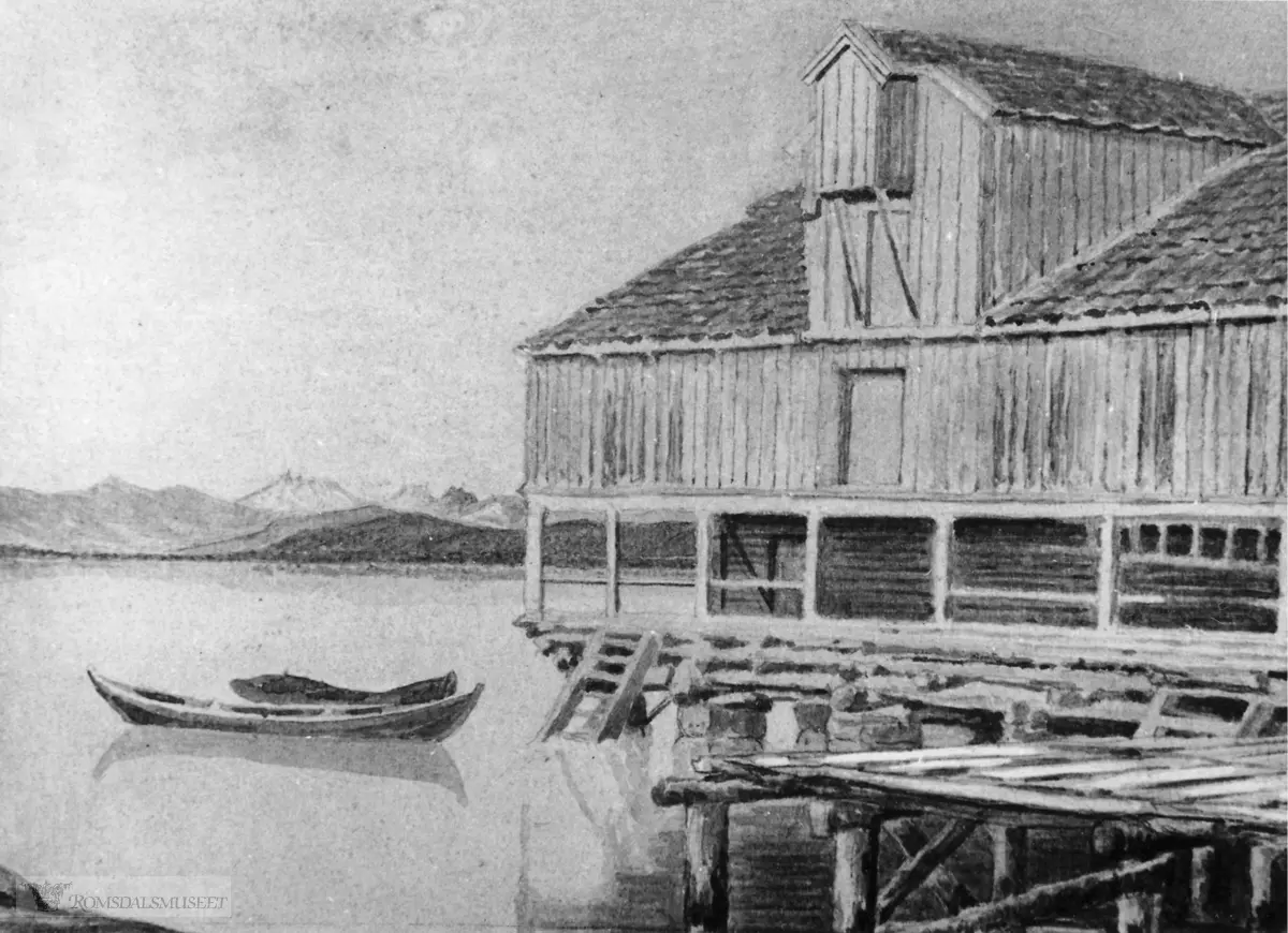 Molde havn Allan-brygga.(Se boka Romsdalslandskapet av Odd Sørås side ...