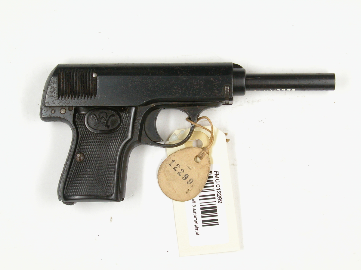 Pistol 7,65 mm Walther model 3 - Forsvarets museer / DigitaltMuseum