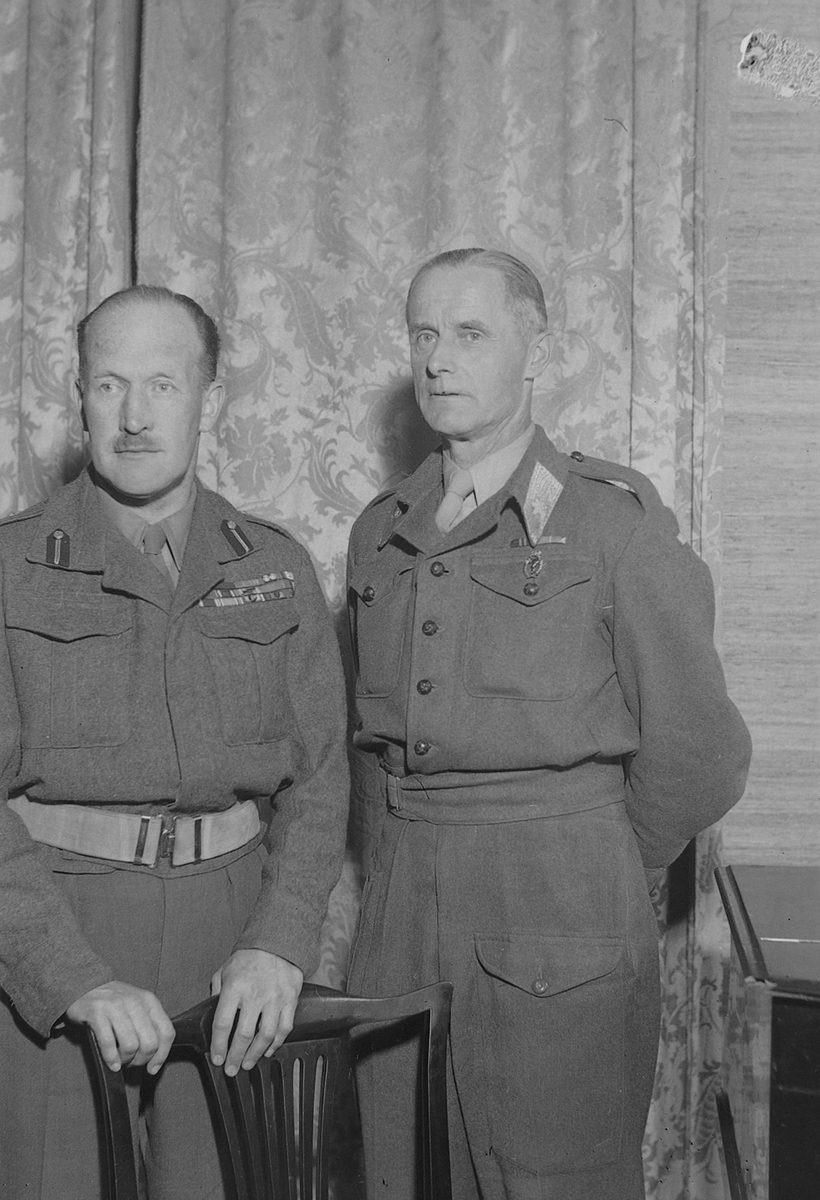 General Sir Andrew Thorne og general Strugstad - Sverresborg Trøndelag ...