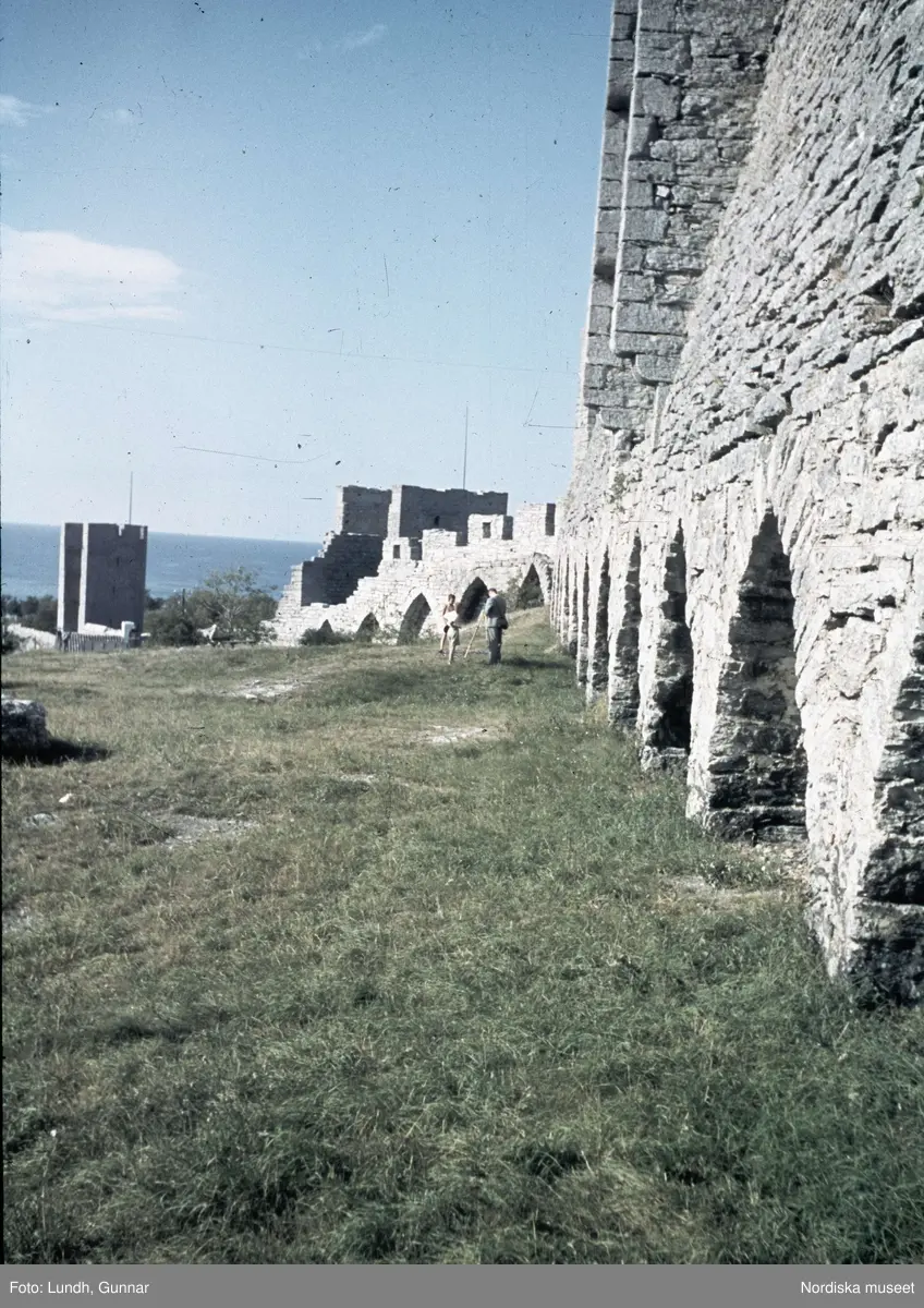 Visby ringmur. - Nordiska museet / DigitaltMuseum