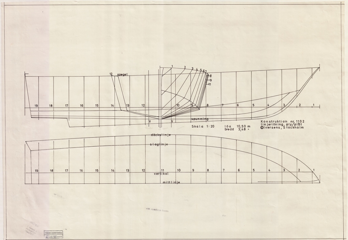 Ritning - Sjöhistoriska museet / DigitaltMuseum