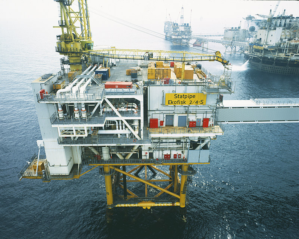 Ekofisk - 2/4 S, Statpipe - Norsk Oljemuseum / DigitaltMuseum