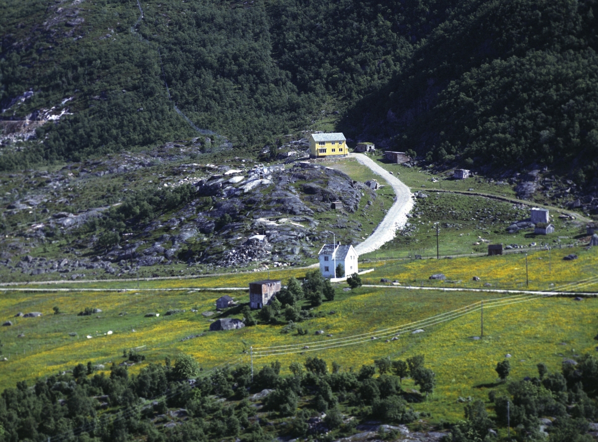 Flyfoto fra Grøtavær. - Sør-Troms Museum / DigitaltMuseum