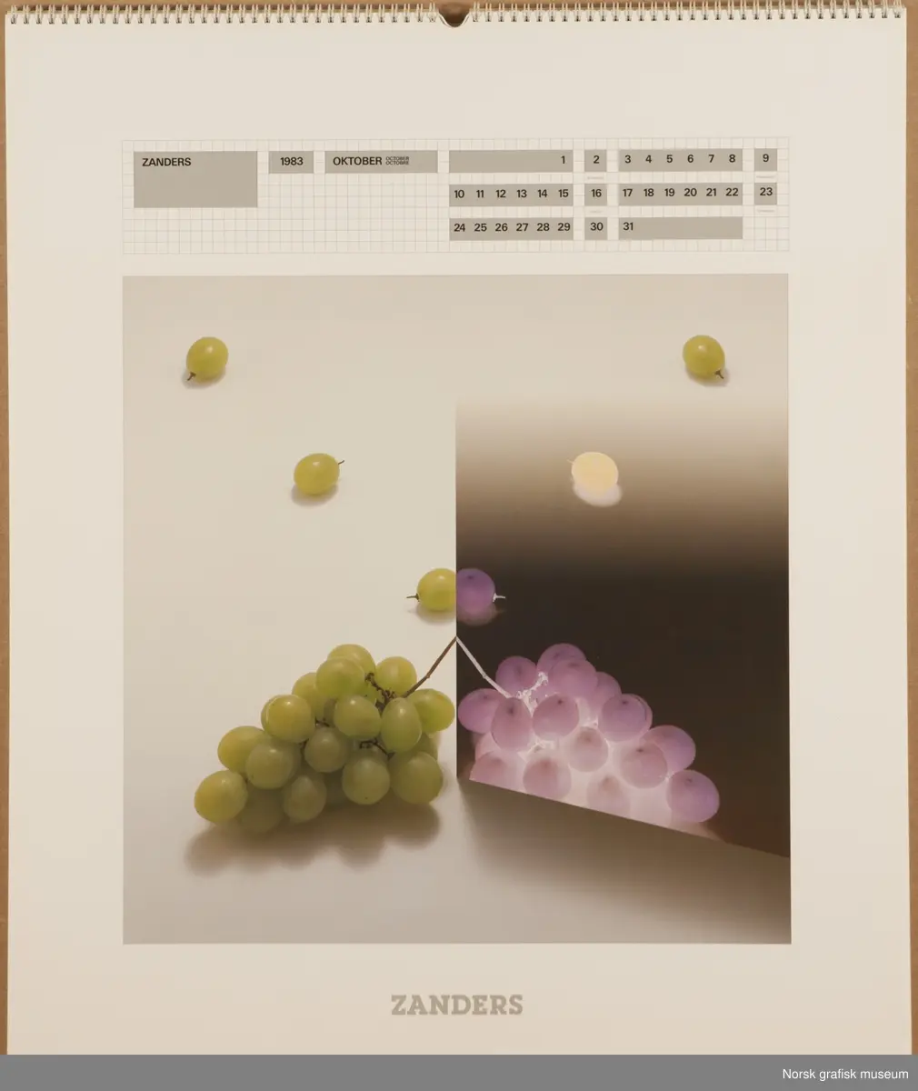 Kalender - Norsk grafisk museum / DigitaltMuseum