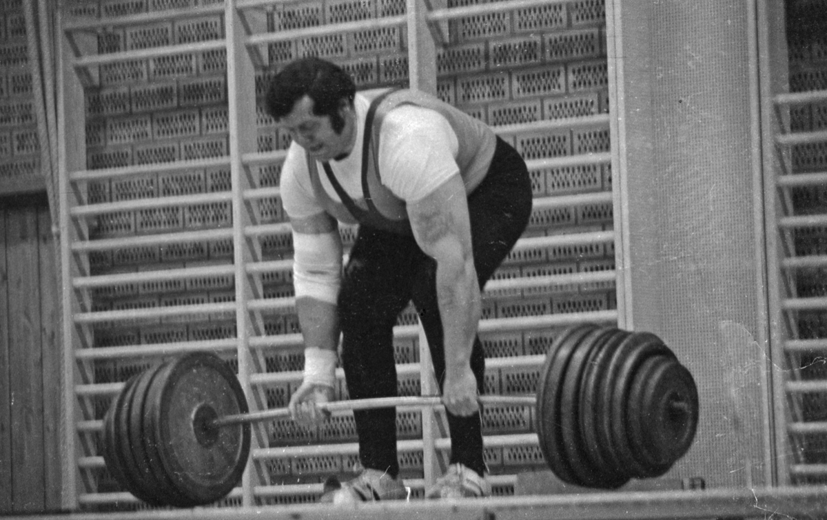 Torkel Ravndal i Haraldshallen - 1971 - Haugalandmuseene / DigitaltMuseum