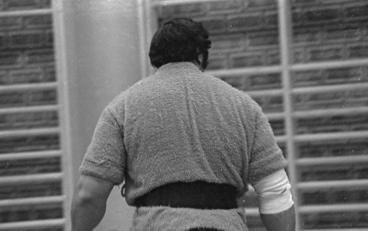 Torkel Ravndal i Haraldshallen - 1971 - Haugalandmuseet / DigitaltMuseum