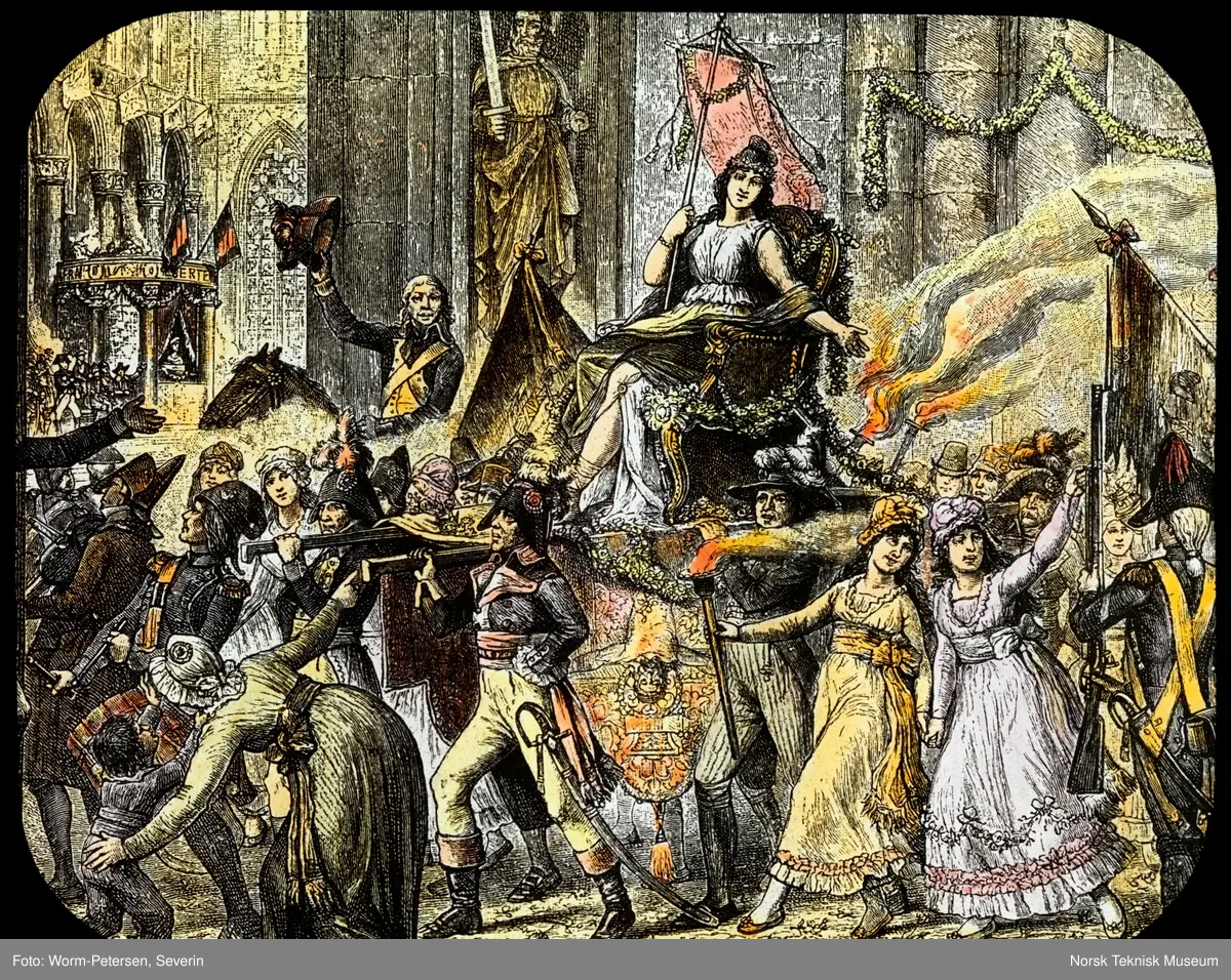 Den franske revolusjon, fornuftens gudinne - Norsk Teknisk Museum ...
