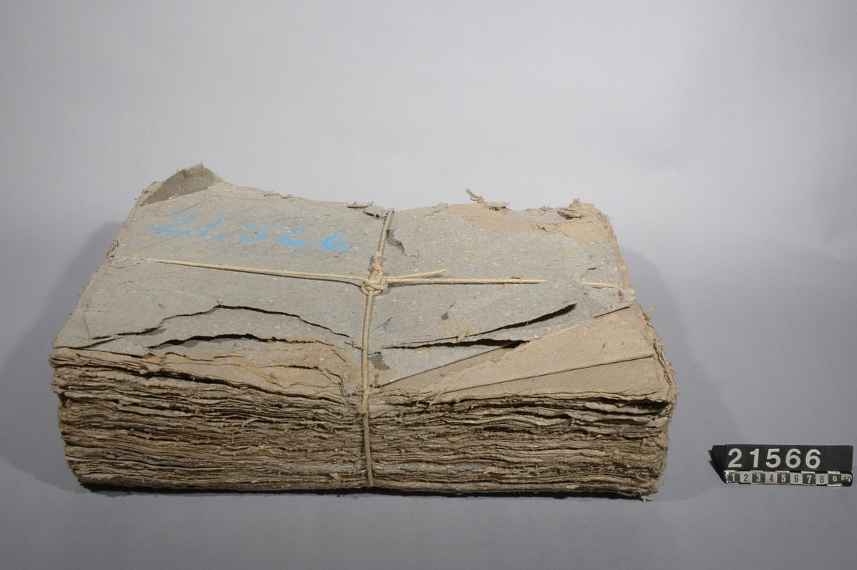 Papper, buntar - Tekniska museet / DigitaltMuseum