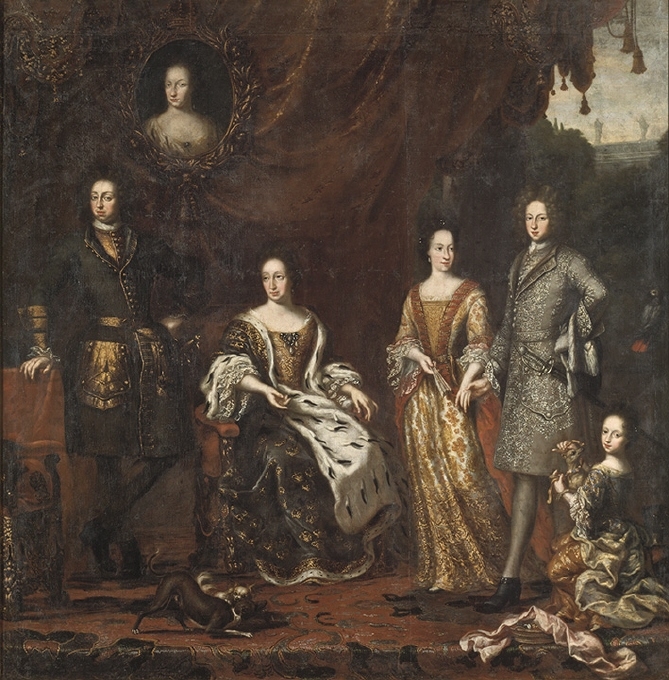 Karl XI konung av Sverige med familj - Nationalmuseum / DigitaltMuseum