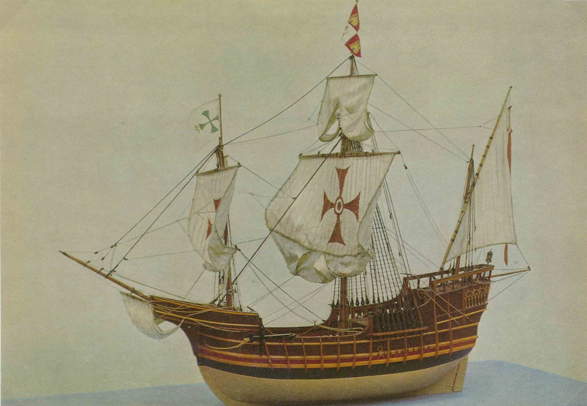 Sjöfart Fartygsbilder Santa Maria 1492 Christopher Columbus´ flaggskepp ...