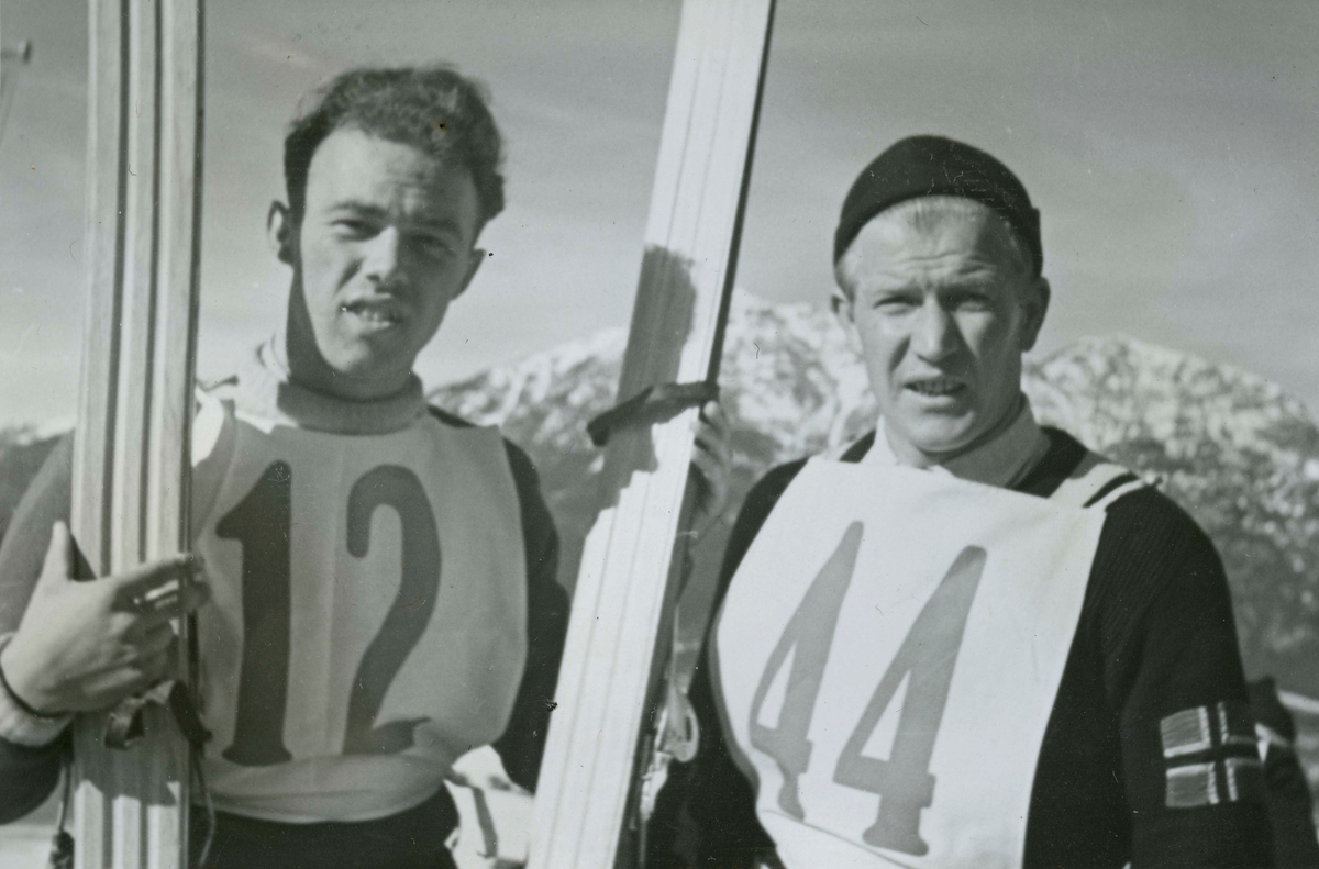 Hopperne Bradl og Birger Ruud i Innsbruck - Norsk Bergverksmuseum ...