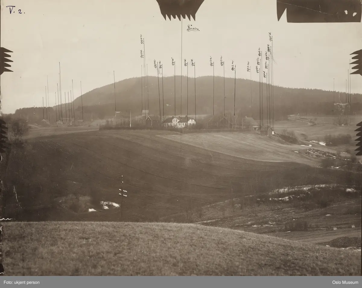 Disen gård og Grefsen sanatorium. - Oslo Museum / DigitaltMuseum