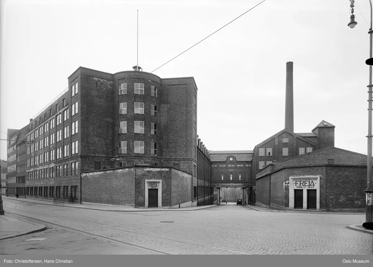 Freia sjokoladefabrikk. - Oslo Museum / DigitaltMuseum