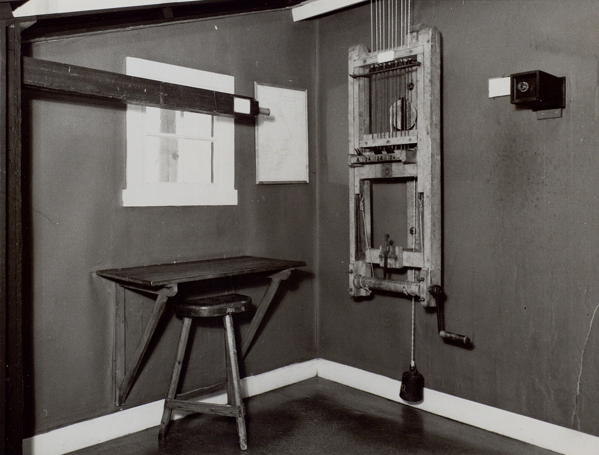 Optisk telegraf. Telemuseum 1969. - Tekniska museet / DigitaltMuseum