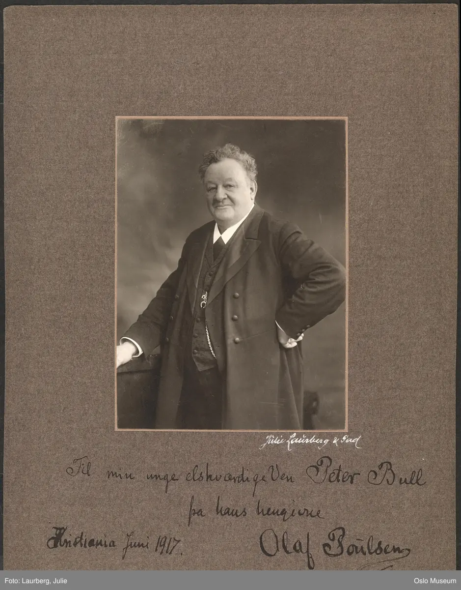 Olaf Poulsen. - Oslo Museum / DigitaltMuseum