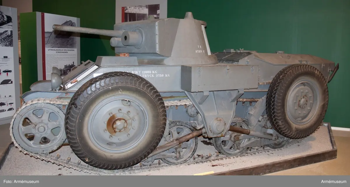 Stridsvagn fm/1931 HB - Armémuseum / DigitaltMuseum