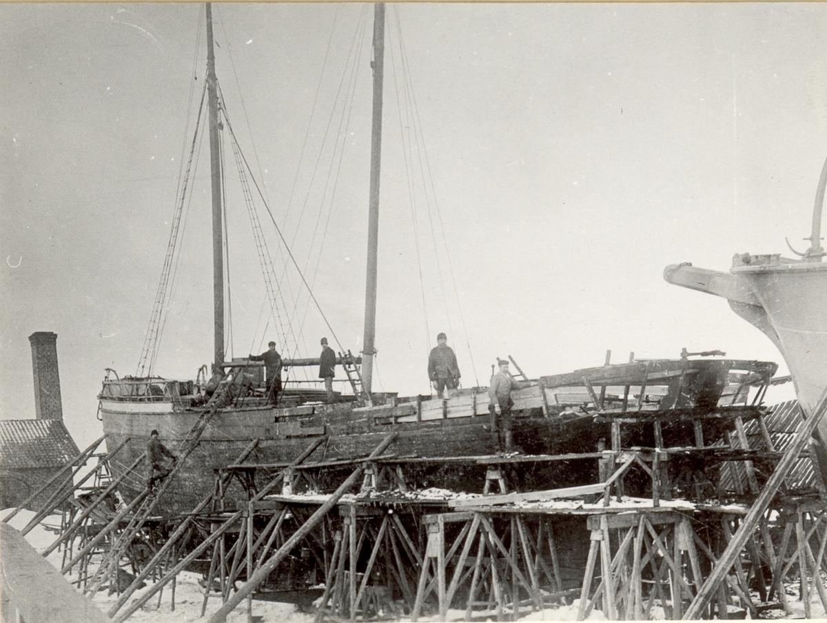 Frej. S/S Frej av Vånevik, byggd i Oskarshamn 1876. Tillhör 1885, 1895 ...