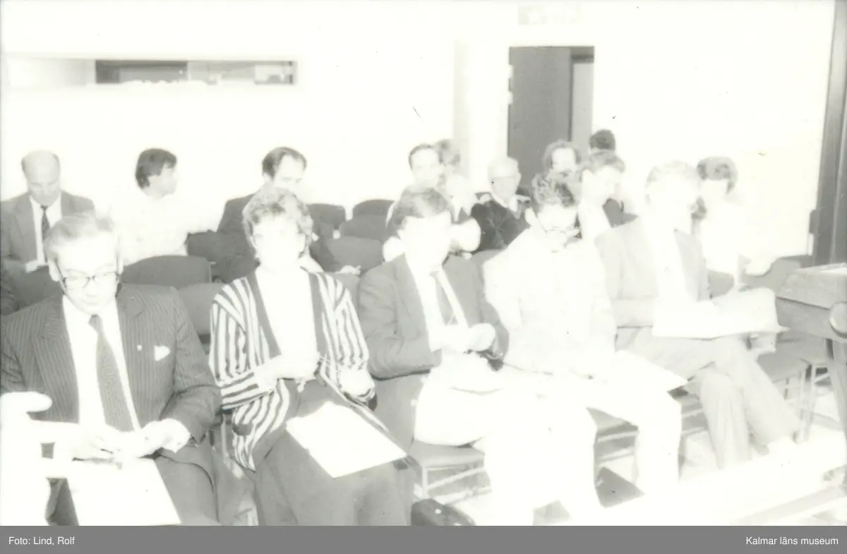 Civilminister Bo Holmberg på besök. Gunnel Forsberg-Warringer ...